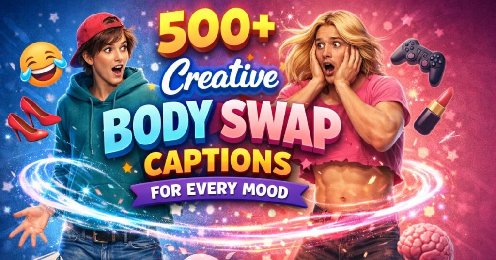500+ Creative Body Swap Captions for Every Mood